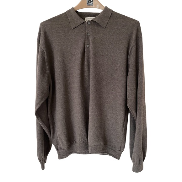 Pronto Uomo | Sweaters | Pronto Uomo 0 Merino Wool Brown Pullover Mens ...